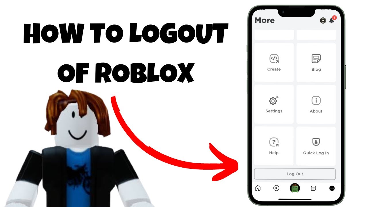 How To Logout Of Roblox (Mobile) (2025) - YouTube