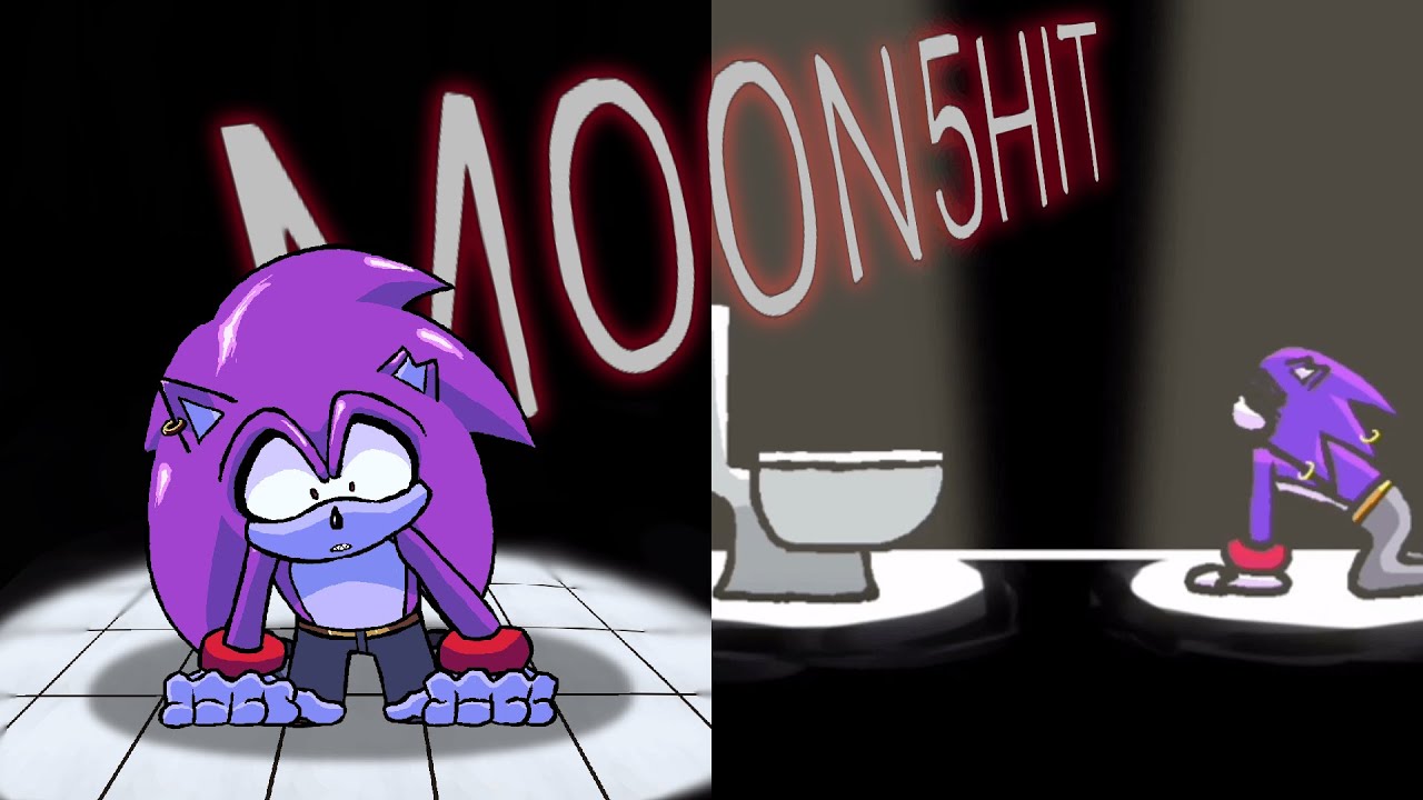 FNF: MOON5HIT // VS MOONER // +Cutscenes Friday Night Funkin' - YouTube