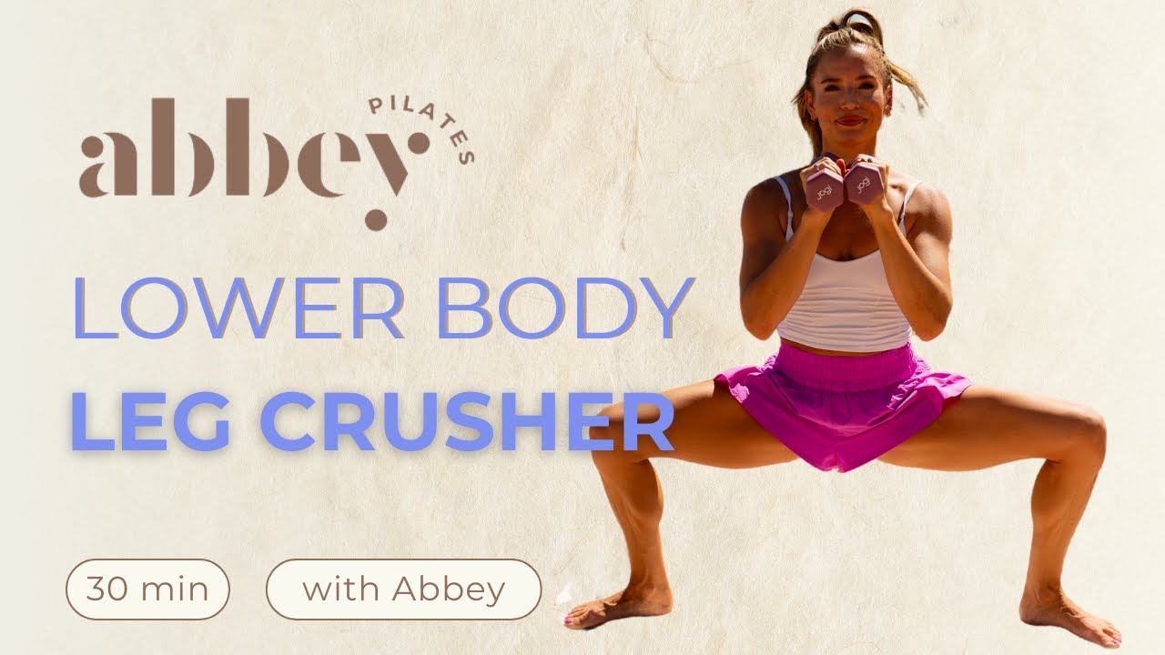 Lower Body Leg Crusher | Abbey Pilates - YouTube
