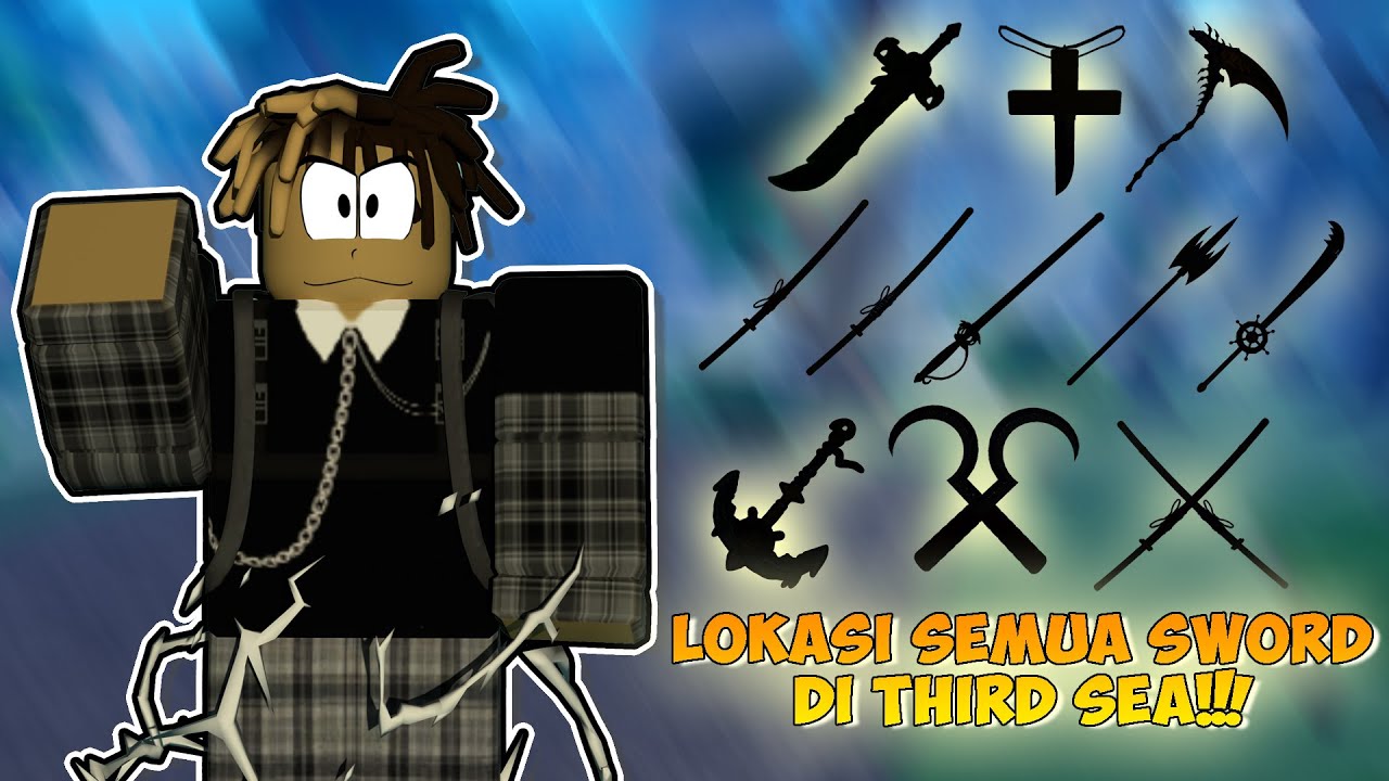 LOKASI SEMUA SWORD DI THIRD SEA ADA SWORD TERBARU UPDATE INI ! | Blox ...