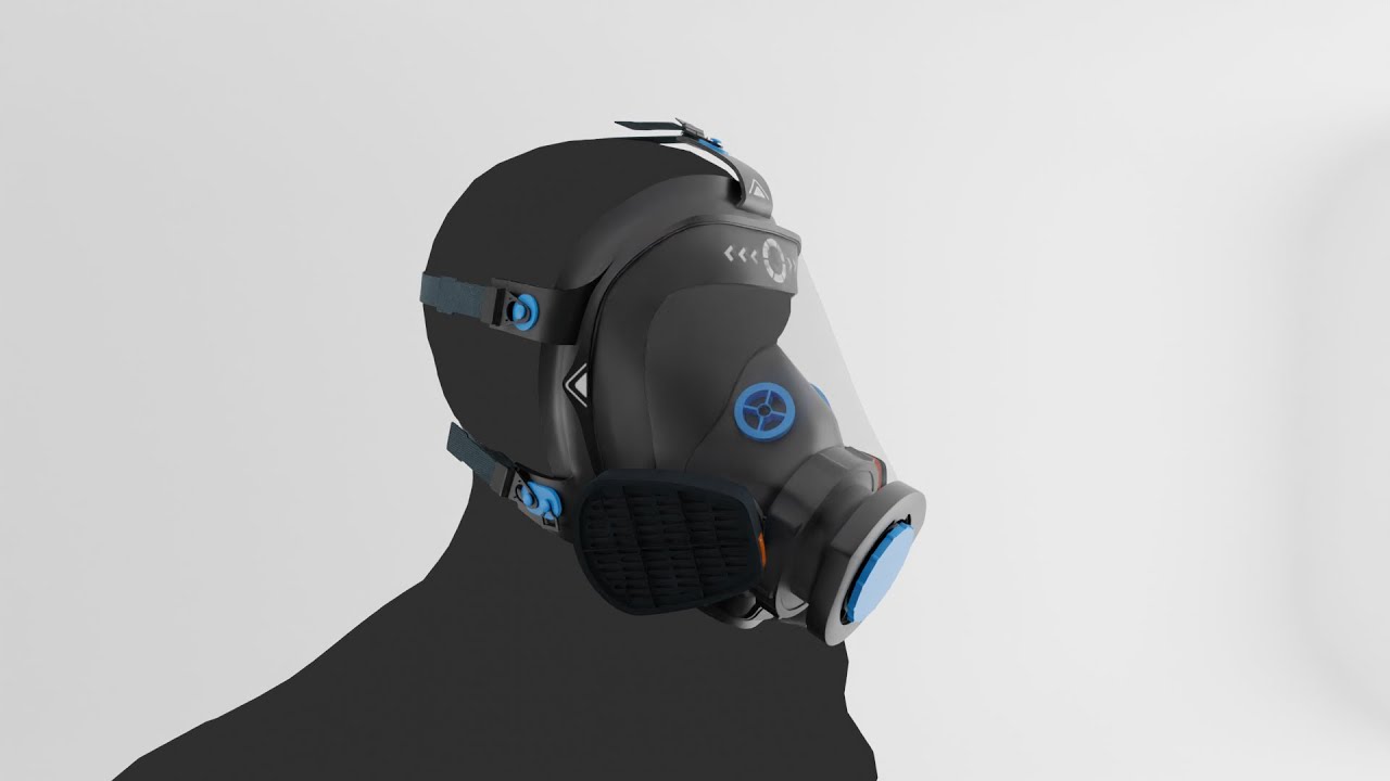 Game ready gas mask asset | Blender 3.0 & Cycles - YouTube