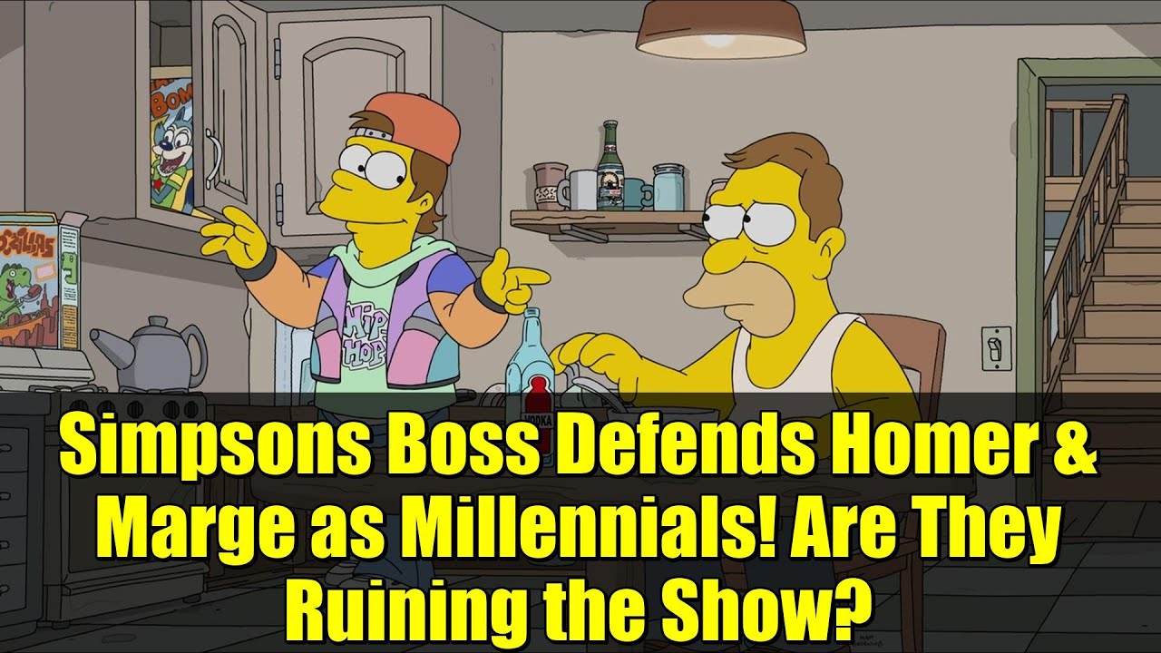 Simpsons Boss Defends Homer & Marge as Millennials! Are They Ruining ...