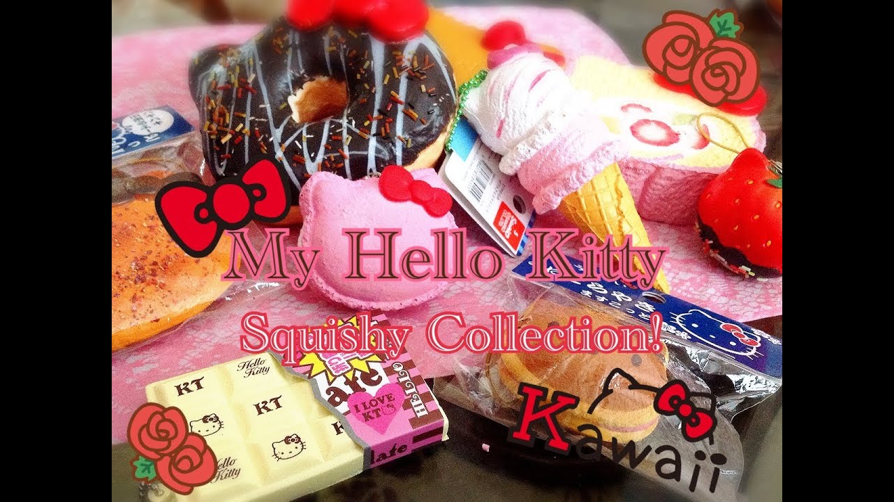 My Hello Kitty Squishy Collection! - YouTube