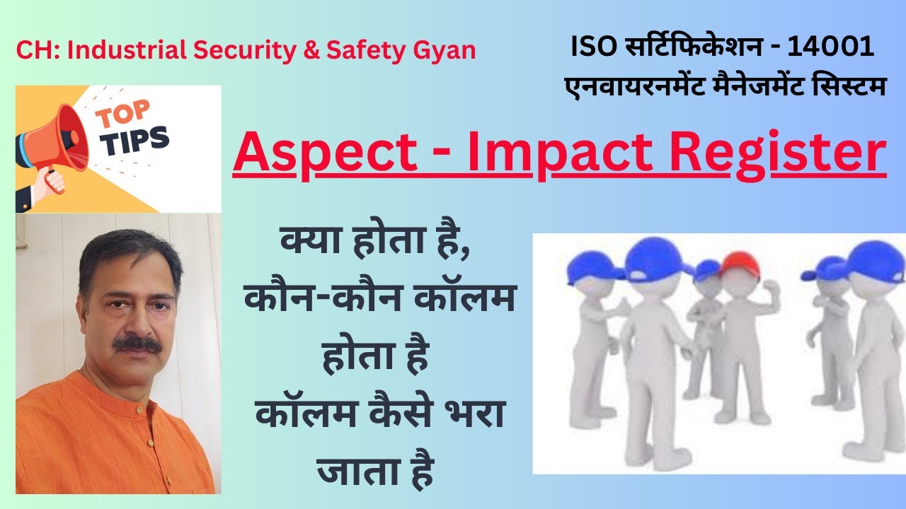 Aspect - Impact Register ( ISO - 14001) - Environment Management System ...