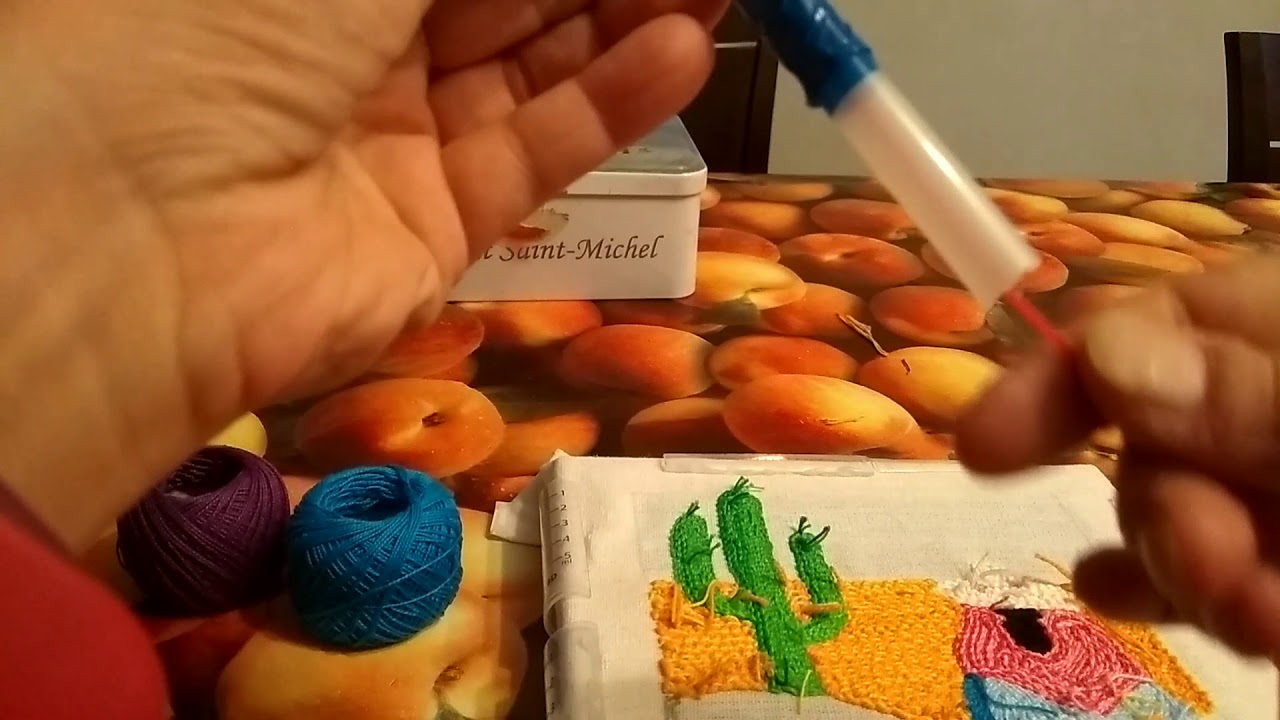 punch needle, Enhebrar aguja magica, aguja pikapika para bordado ruso ...