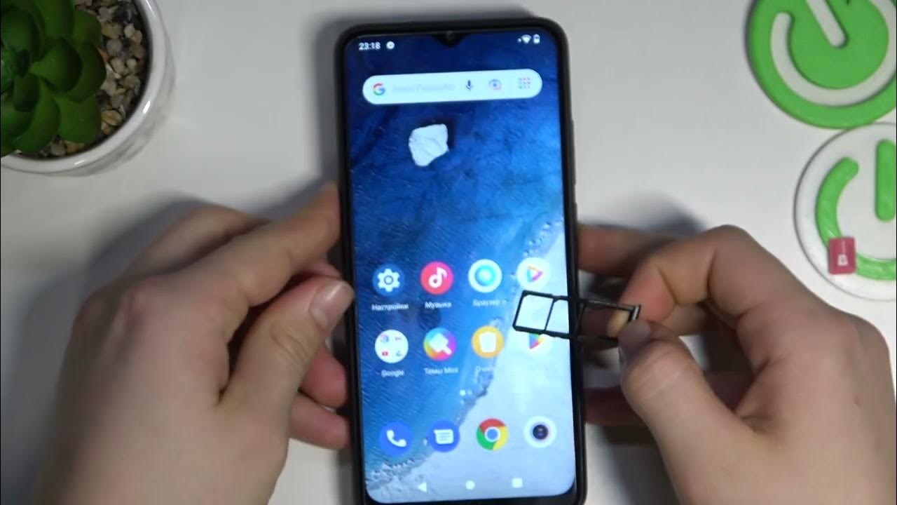Xiaomi Redmi A1 Как вставить симку в Xiaomi Redmi A1 Как вставить
