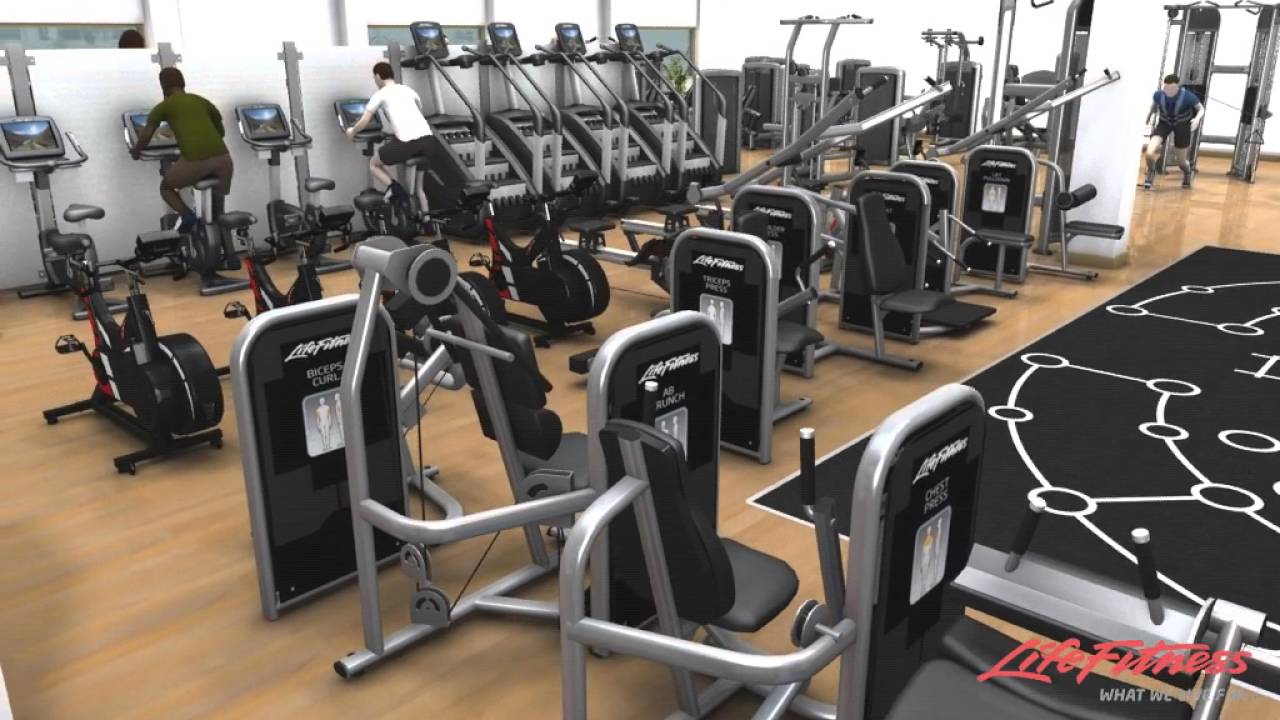Rhondda Sports centre New Gym - YouTube