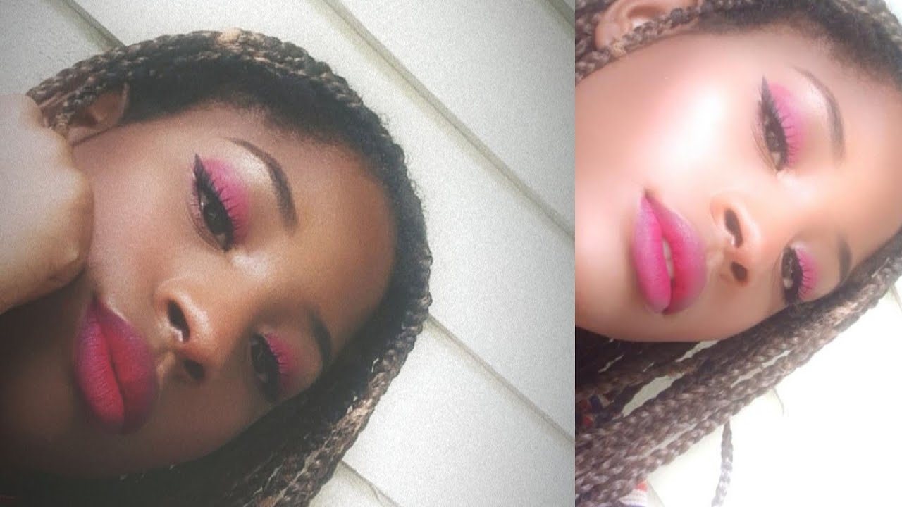 EASY PINK MAKEUP LOOK! - YouTube