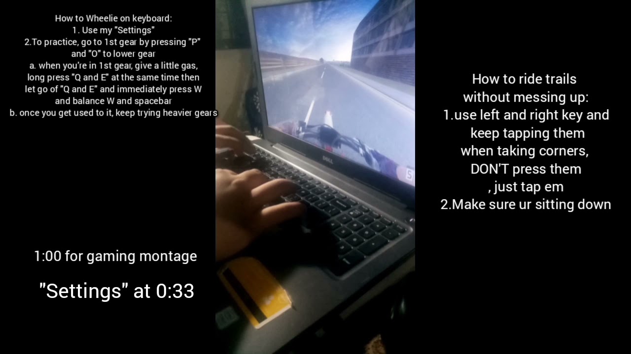 MX BIKES KEYBOARD GAMEPLAY & SETTINGS (no controller) - YouTube