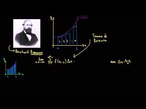 Sommes de Riemann et intégrales