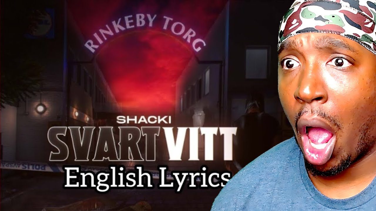American Reacts To Shacki - Svarvitt (English Lyrics) - YouTube