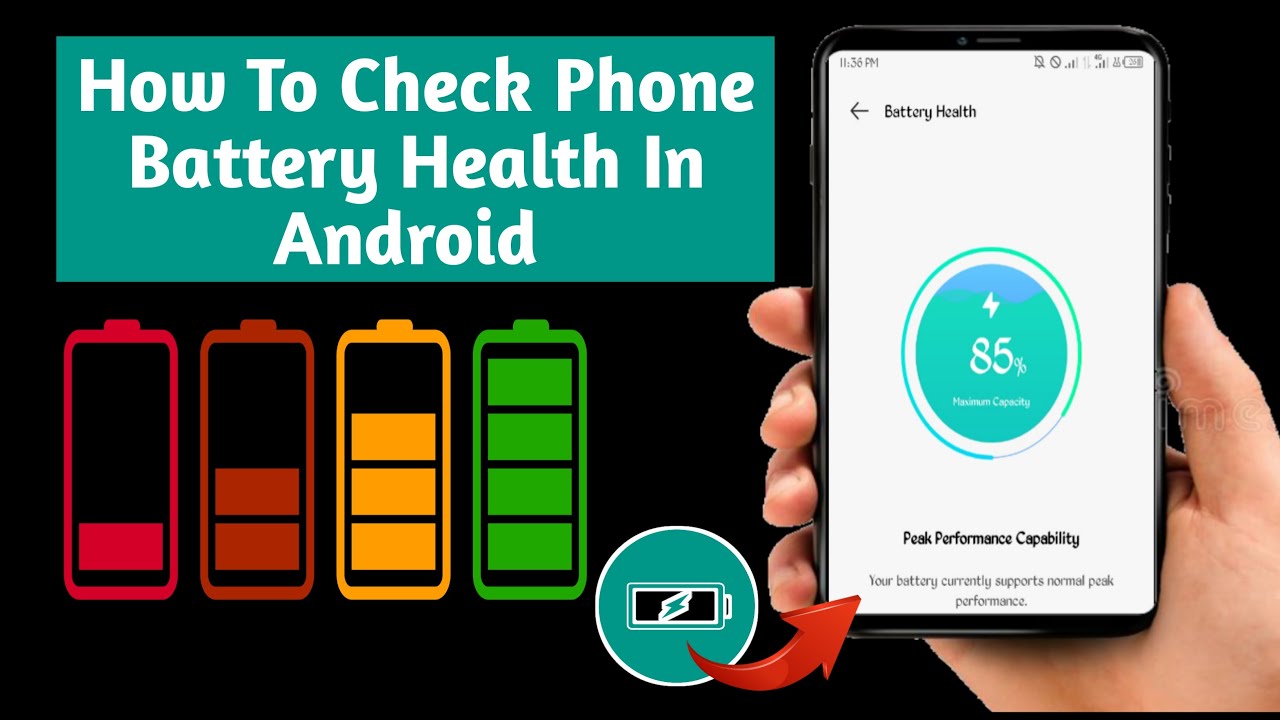 How To Check Phone Battery health On Any Android Users//See your ...