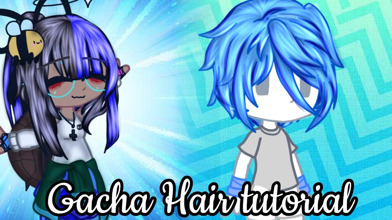 How I edit my gacha hair °Tutorial° - YouTube