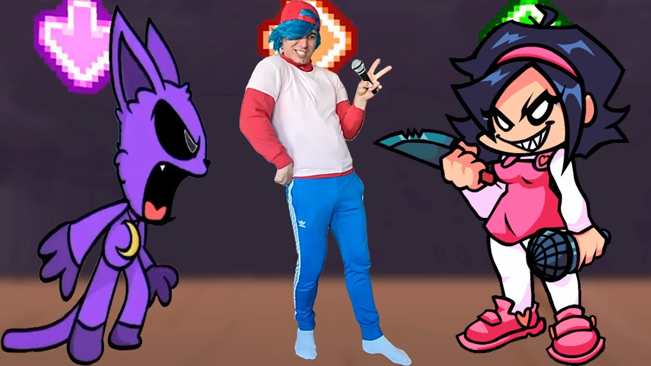 FNF Character Test | Gameplay VS Real Life | Nene, Silly Billy, Catnap ...