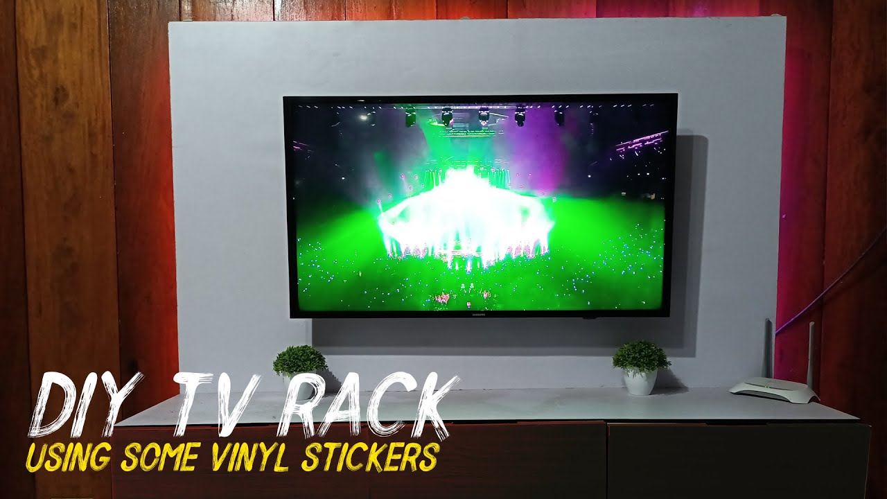 DIY TV Rack - YouTube