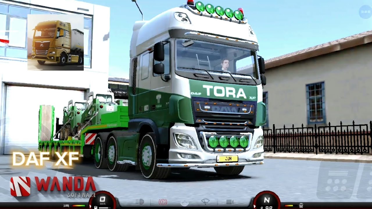 TOE3//DAF XF, trailer xe ủi, Cung đường dài và gặp sự cố.#115 - YouTube
