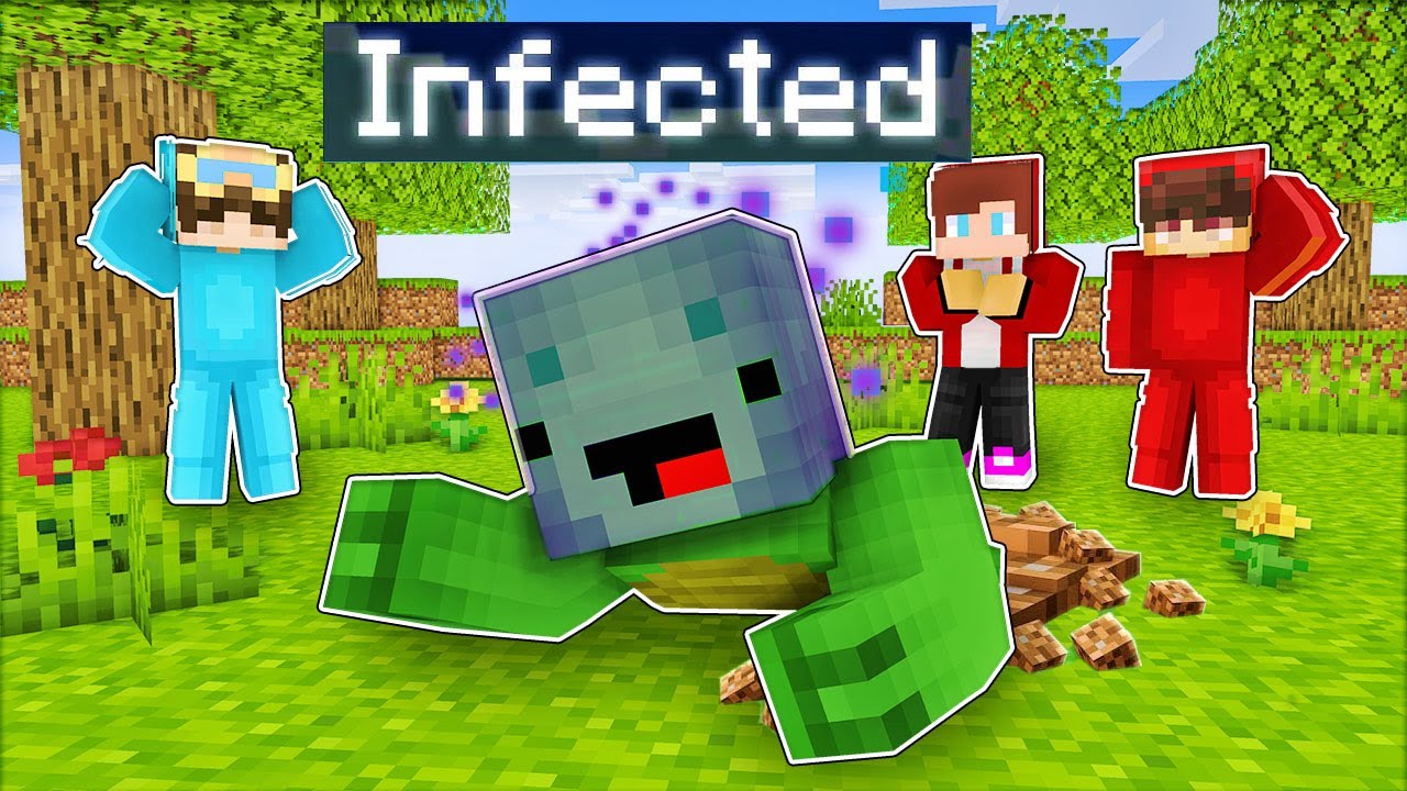 Mikey INFECTED By A ZOMBIE 100 Days Challenge vs Cash and Nico in Minecraft! - Maizen - YouTube