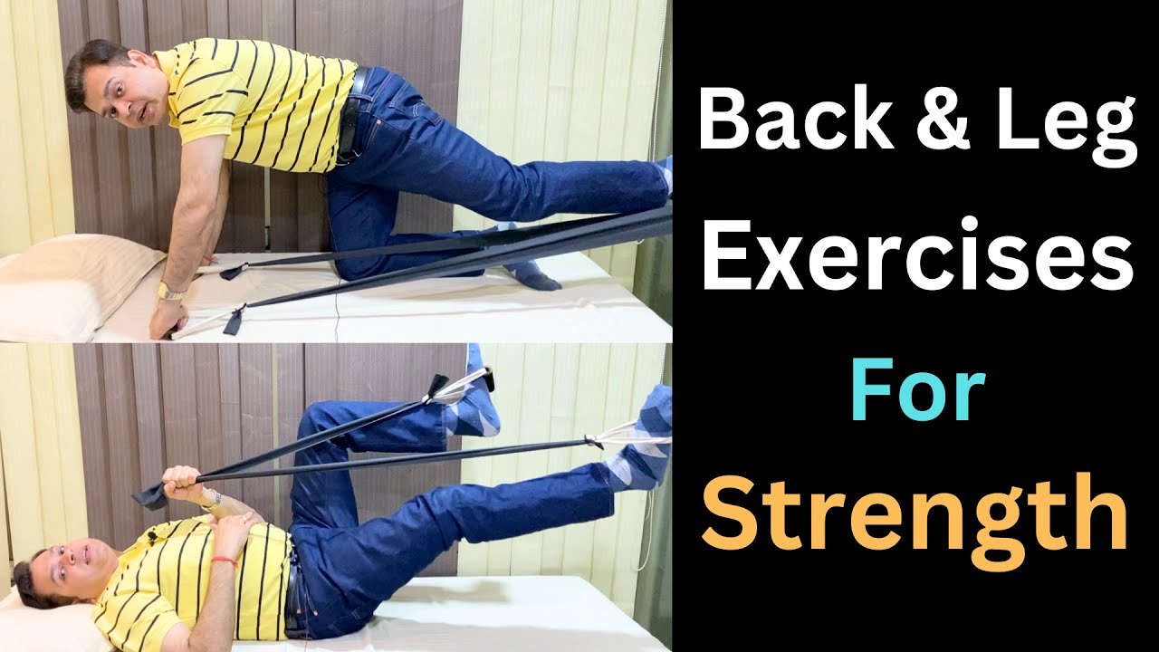 Back Strengthening with Resistance Bands, Knee Exercises, Resistance ...
