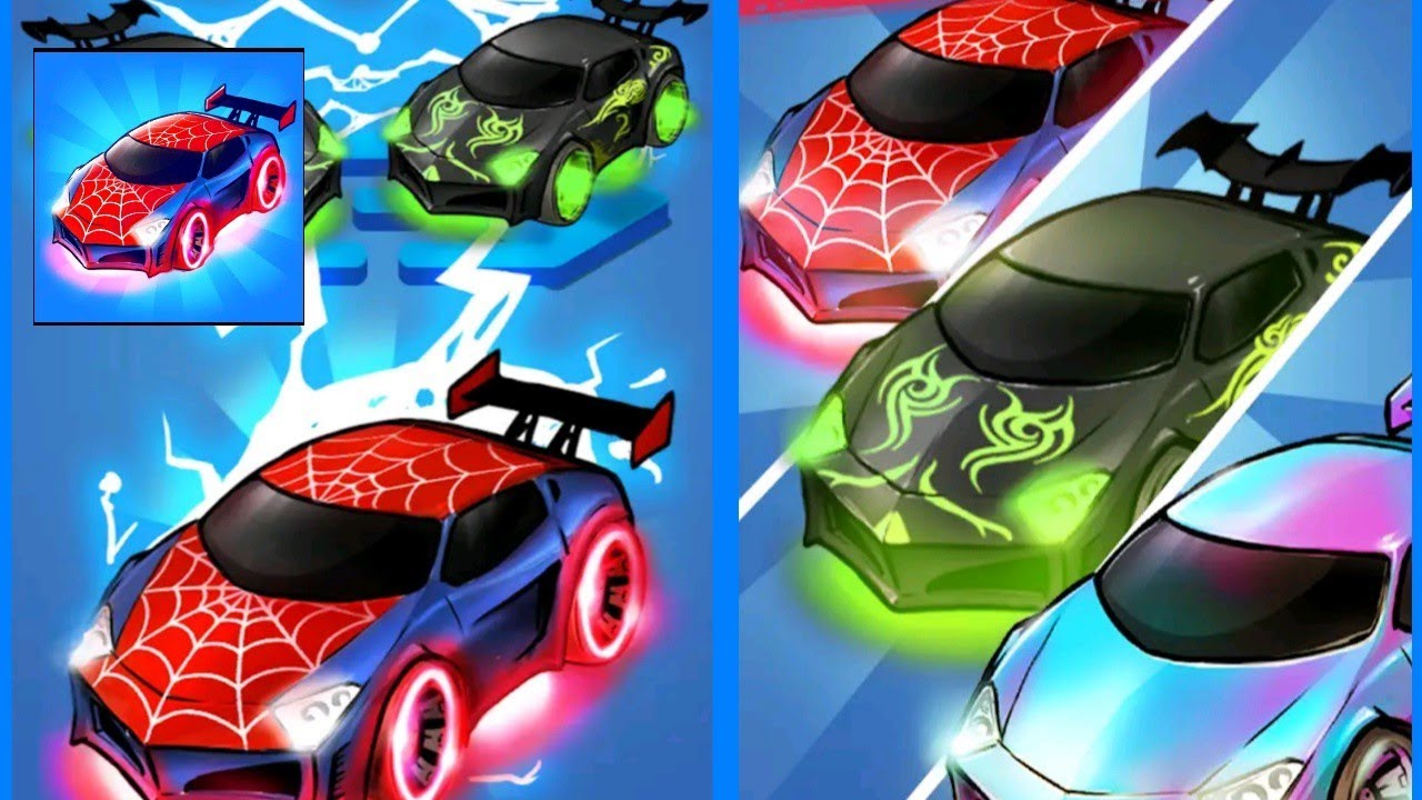 🚗🚕🚙🚌🚎🏎🚓🚑🚒🚐🚚🚛🚜🚔🚍🚘🚖Merge Master - Merge Neon Car: Idle Car Merge | All ...