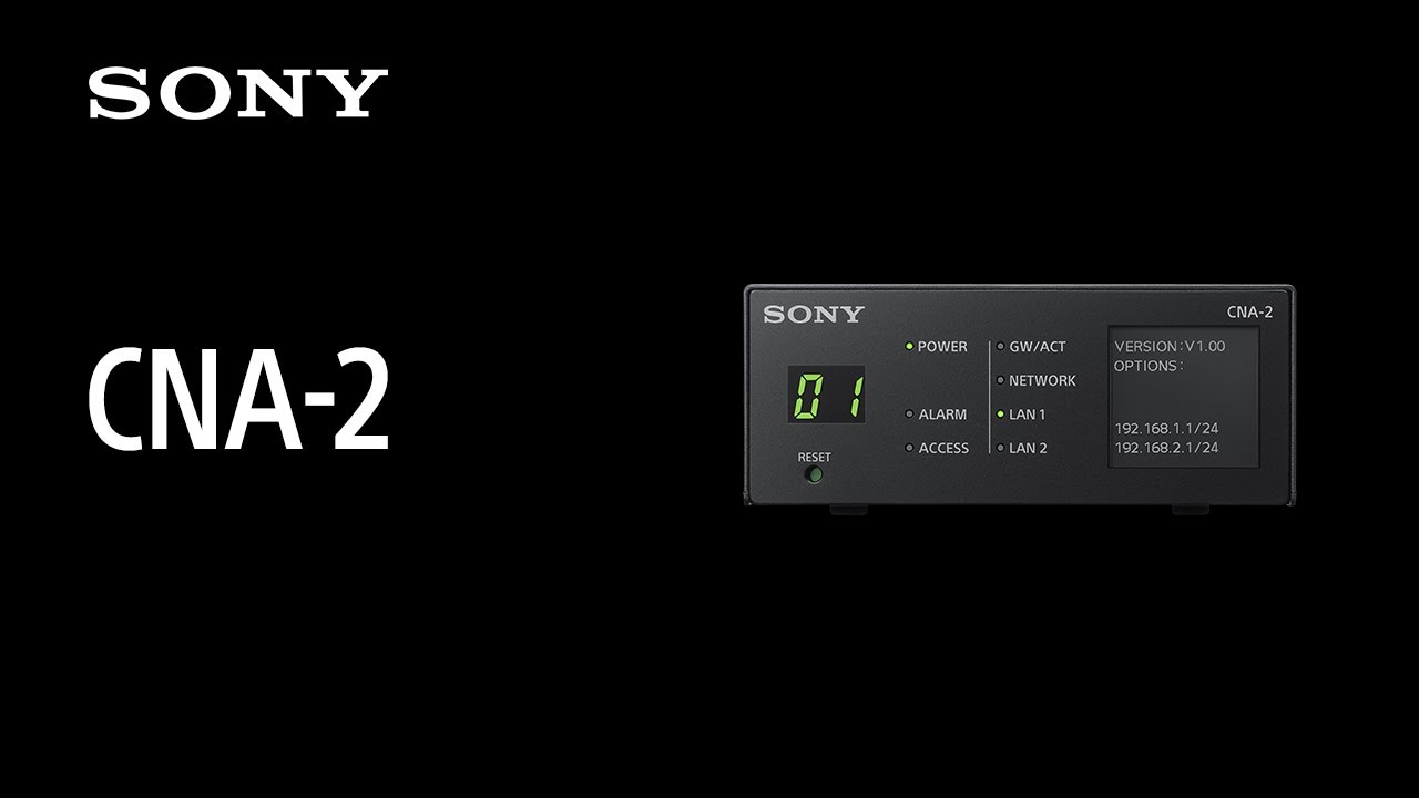 Introducing CNA-2 | Sony | Camera Control Network Adapter - YouTube