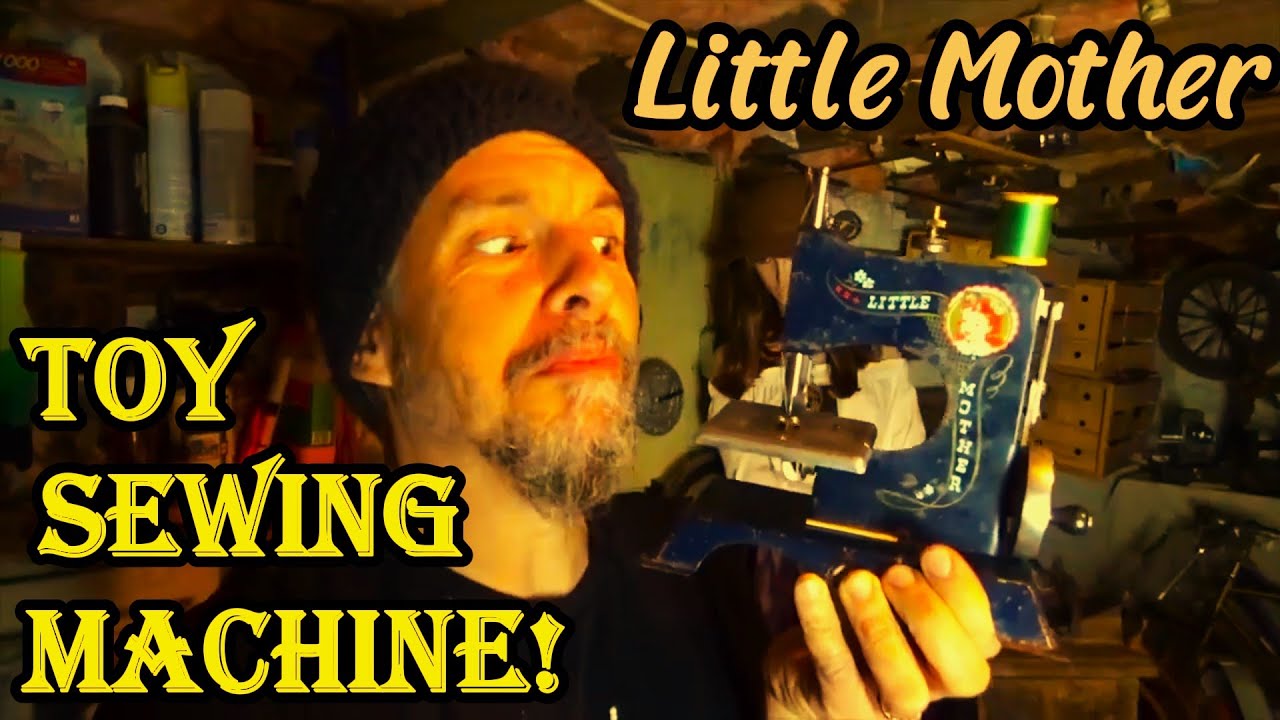 1930's LITTLE MOTHER Toy Sewing Machine Cleaning and Repairing # ...
