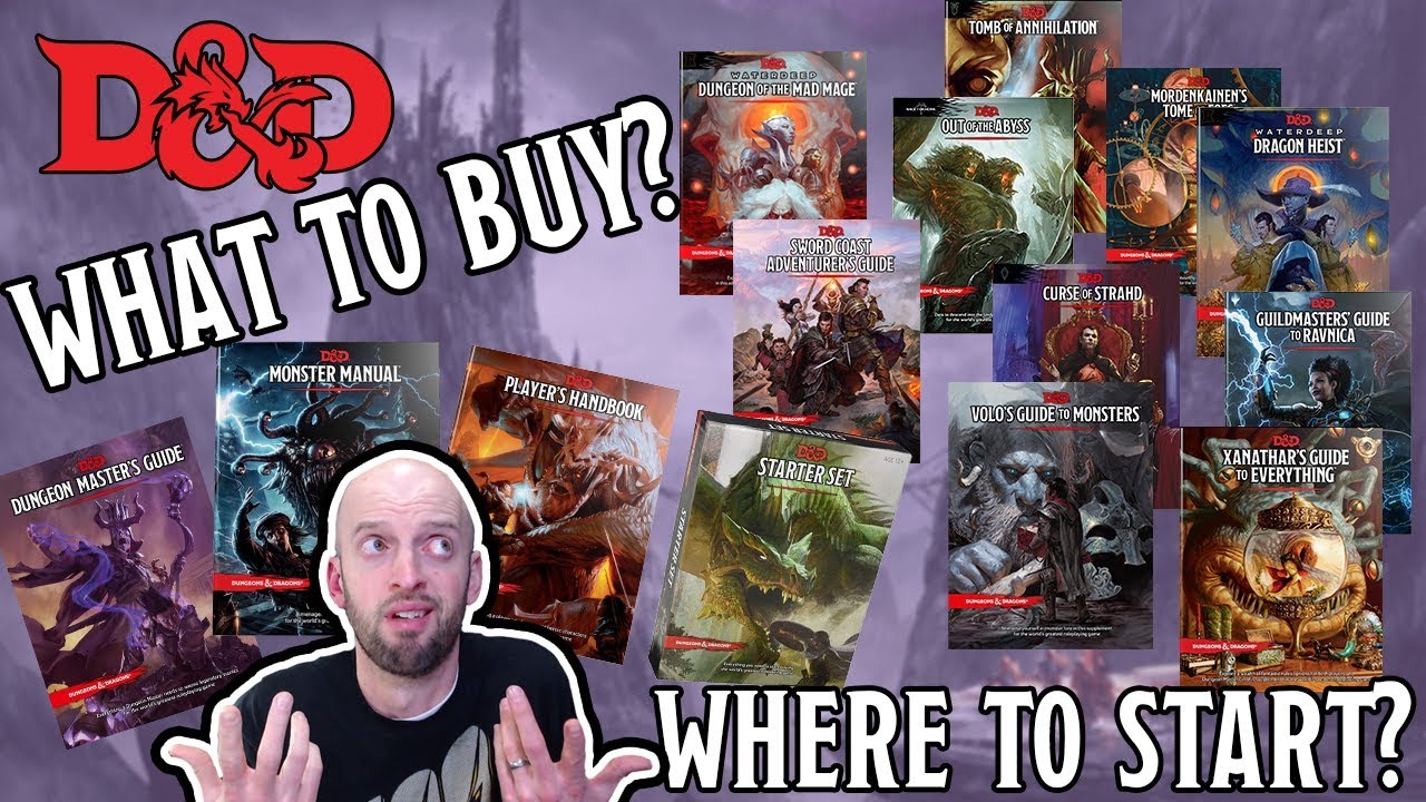 The D&D 5th Edition Buyer's Guide - Where should you start? - YouTube