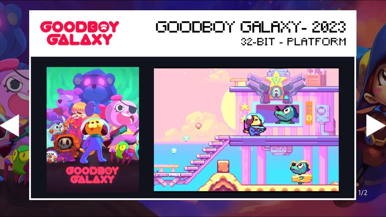 Goodboy Galaxy | Goodboy Galaxy/Witch N' Wiz | Game 1 of 2 | Evercade Handheld - YouTube