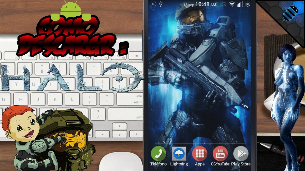 COMO¡¡¡DESCARGAR HALO PARA ANDROID GRATIS!! | NO ROOT | NO FOLDERMOUNT ...