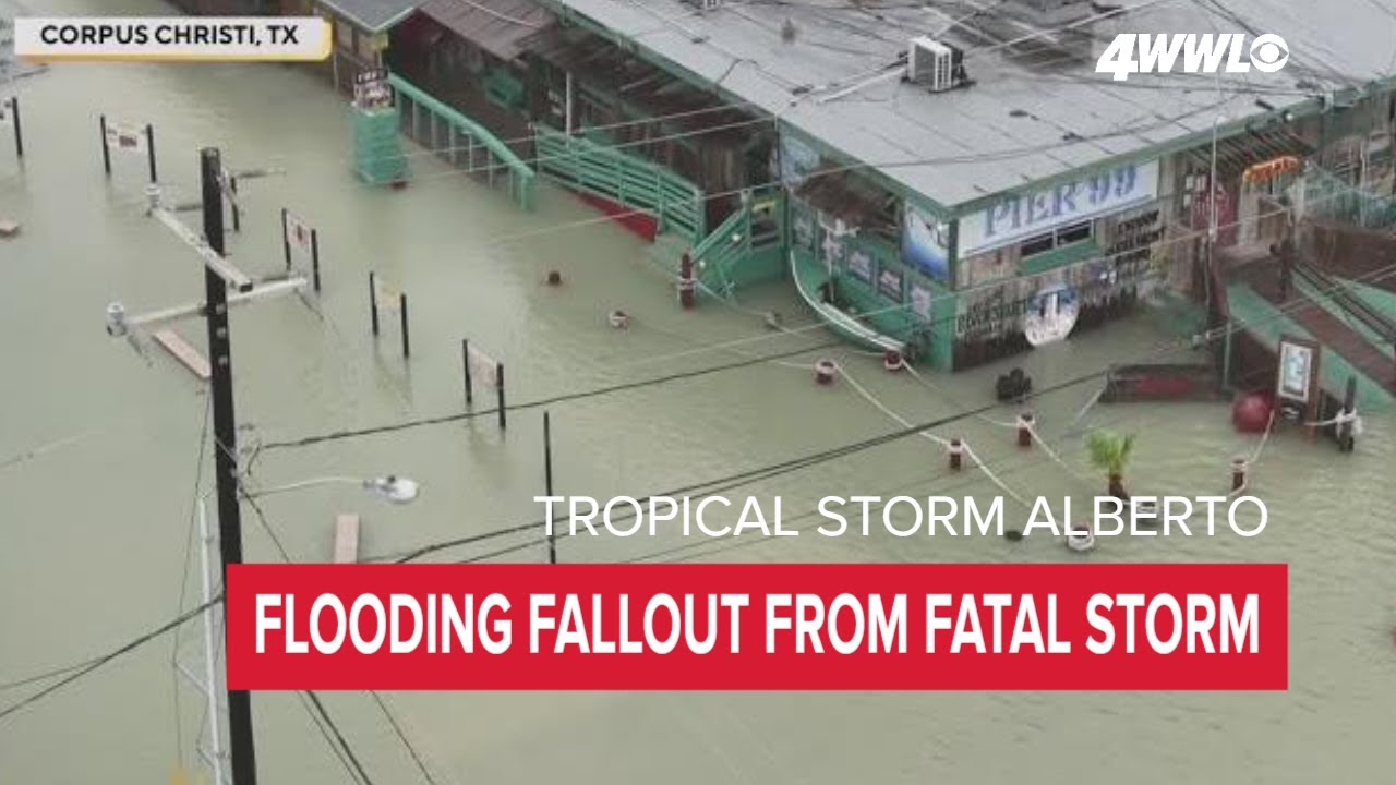 Latest on flooding, fallout from fatal Tropical Storm Alberto - YouTube