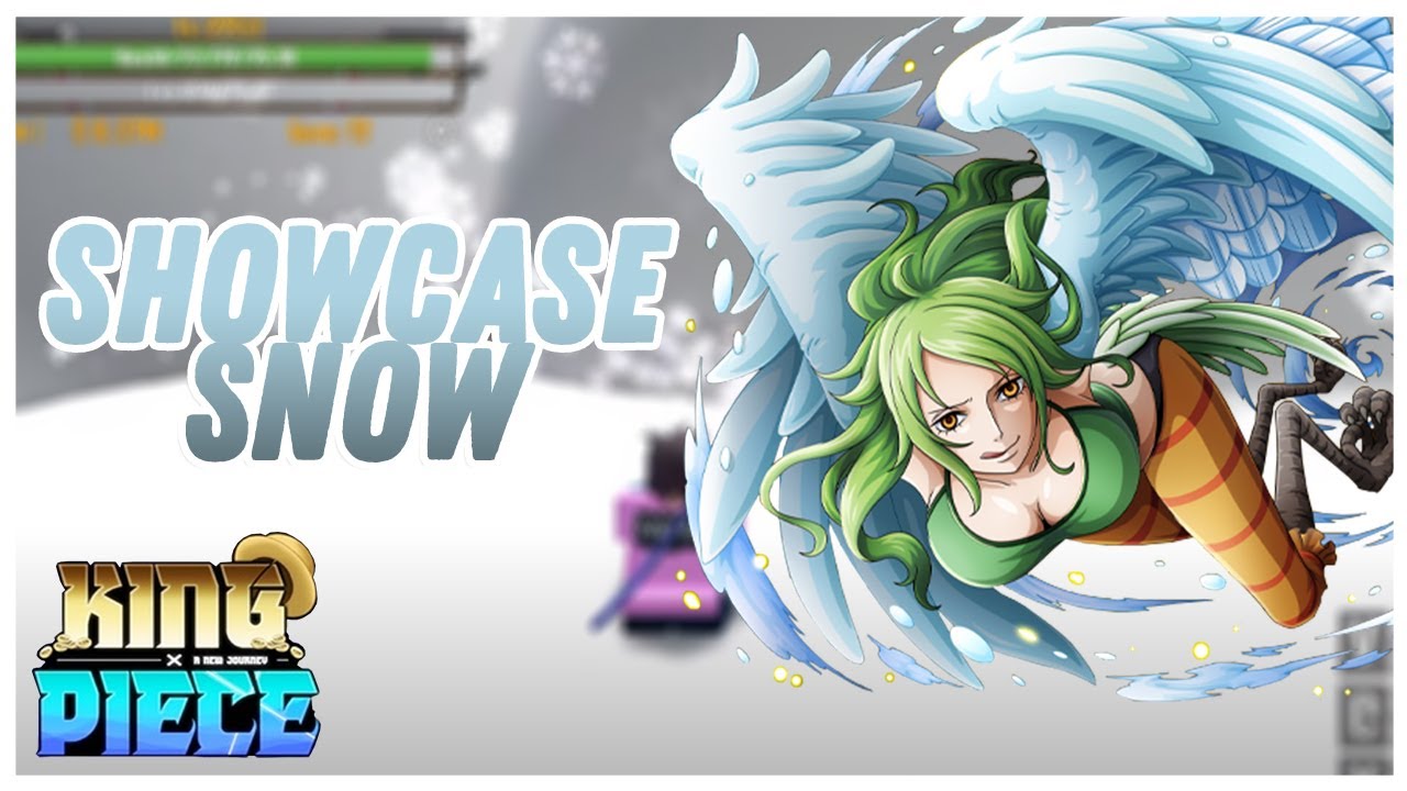 SNOW FRUIT SHOWCASE + COMBO | FRUTA BOUNTY HUNTER | KING PIECE 👑 - YouTube
