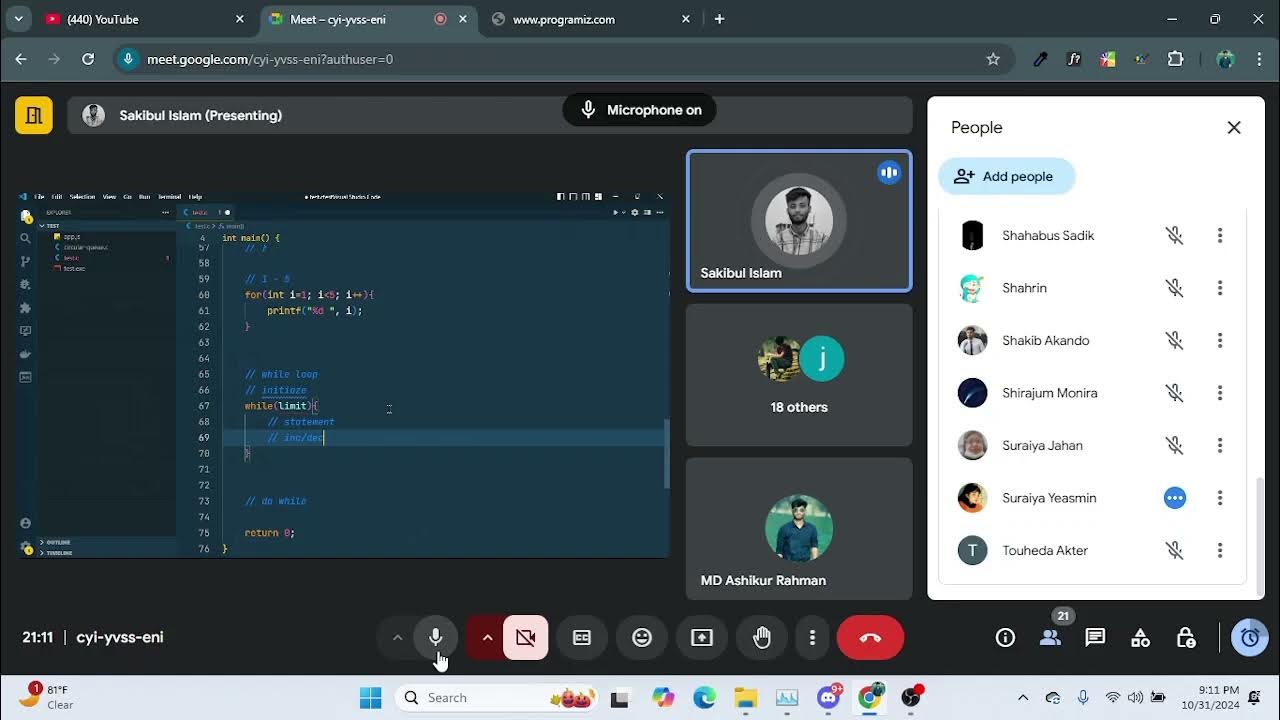 Operator, Flow control (statements, loop, break and continue) in C (Class 3: part-2) - YouTube