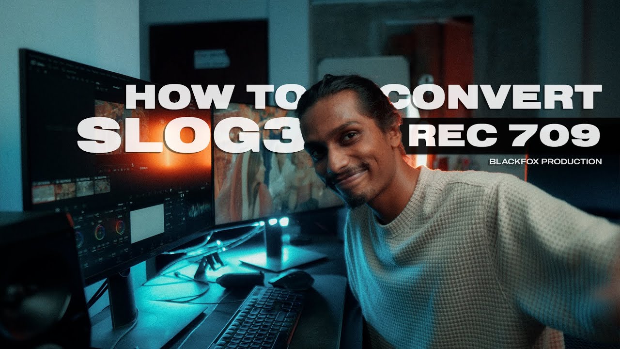 How to convert Slog 3 Rec 709 - YouTube