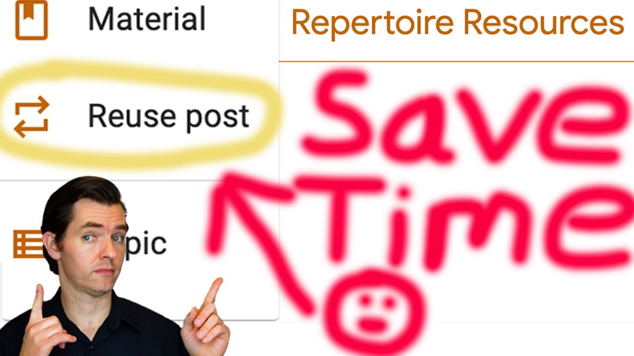 Organize Repertoire on Google Classroom - Music Class - Music Teacher ...
