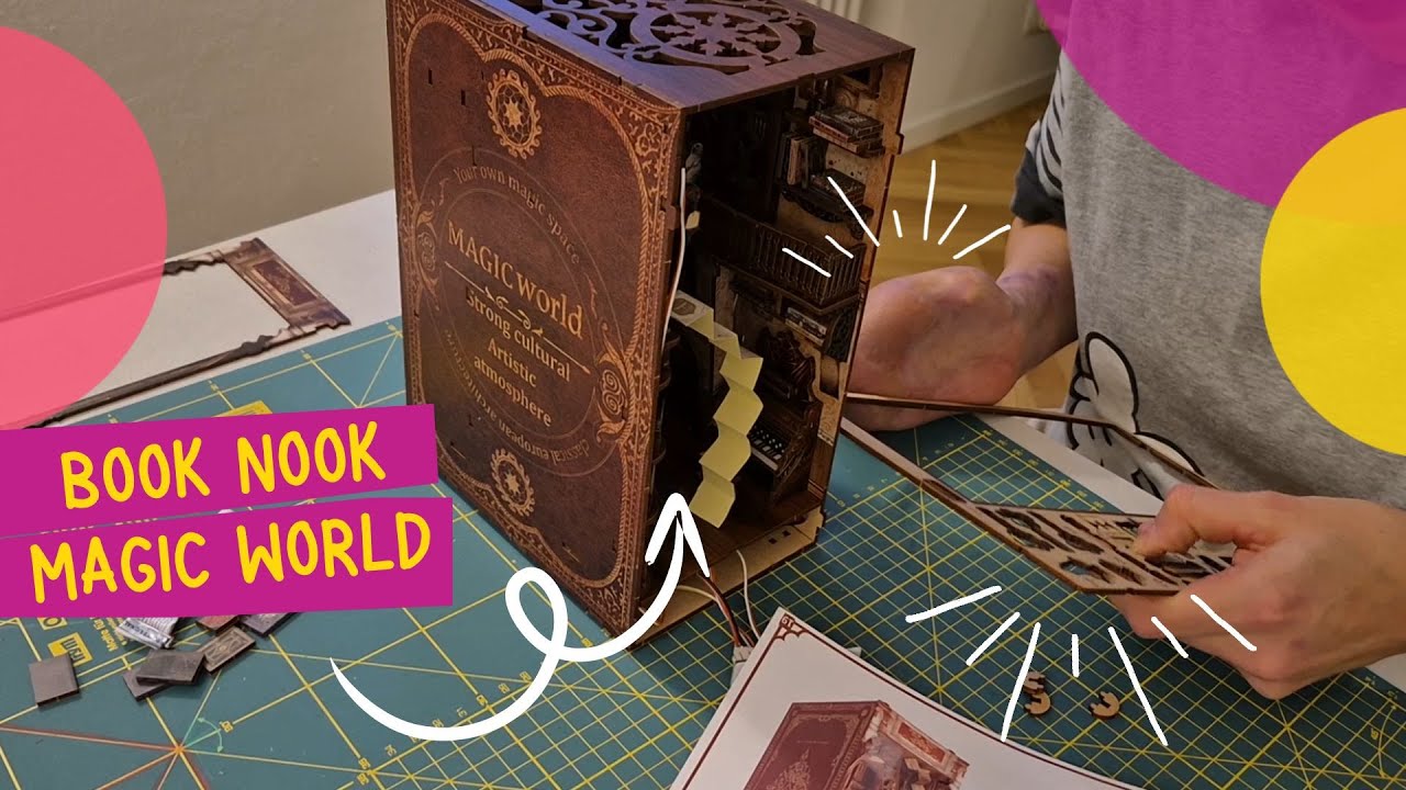 Book Nook a tema Harry Potter in time-lapse 🧙🏻 - YouTube