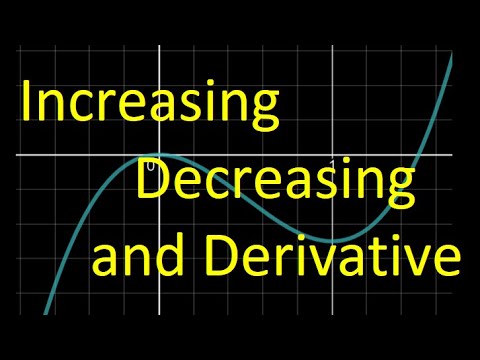 3.3A Using the First Derivative to Find Increasing and Decreasing ...