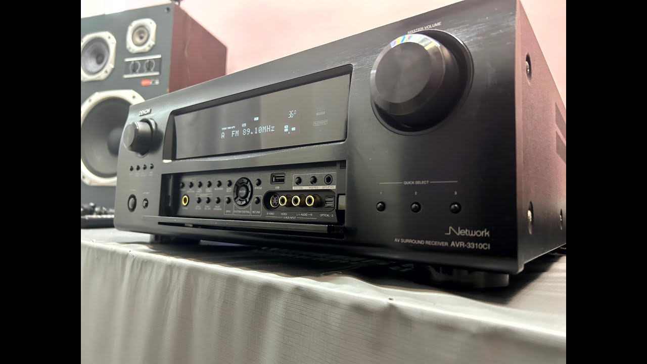 O Rei do Som - Receiver Denon AVR-3310 CI - YouTube