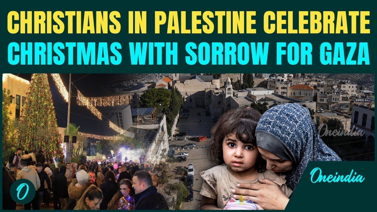 VIDEO: Palestinian Christians Light Up Christmas Tree Remembering Death ...