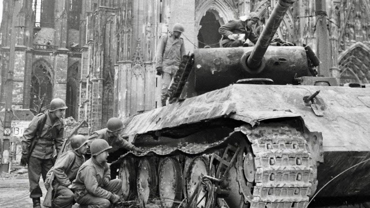 German tankers drove captured M10 Wolverine—76mm gun pierced Panthers ...