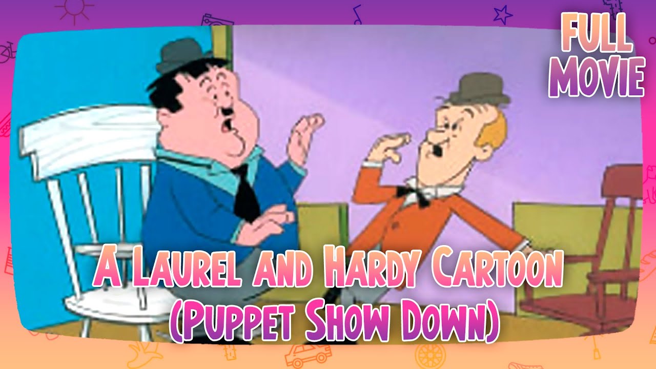 A Laurel and Hardy Cartoon (Puppet Show Down) | English Full Movie ...