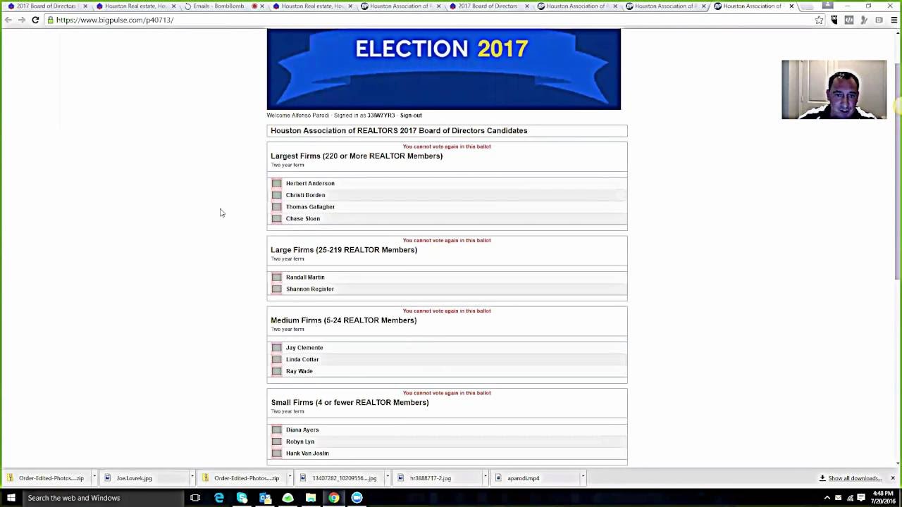 How to Vote HAR Board of Directors 2017 *****HAR Members Only**** - YouTube
