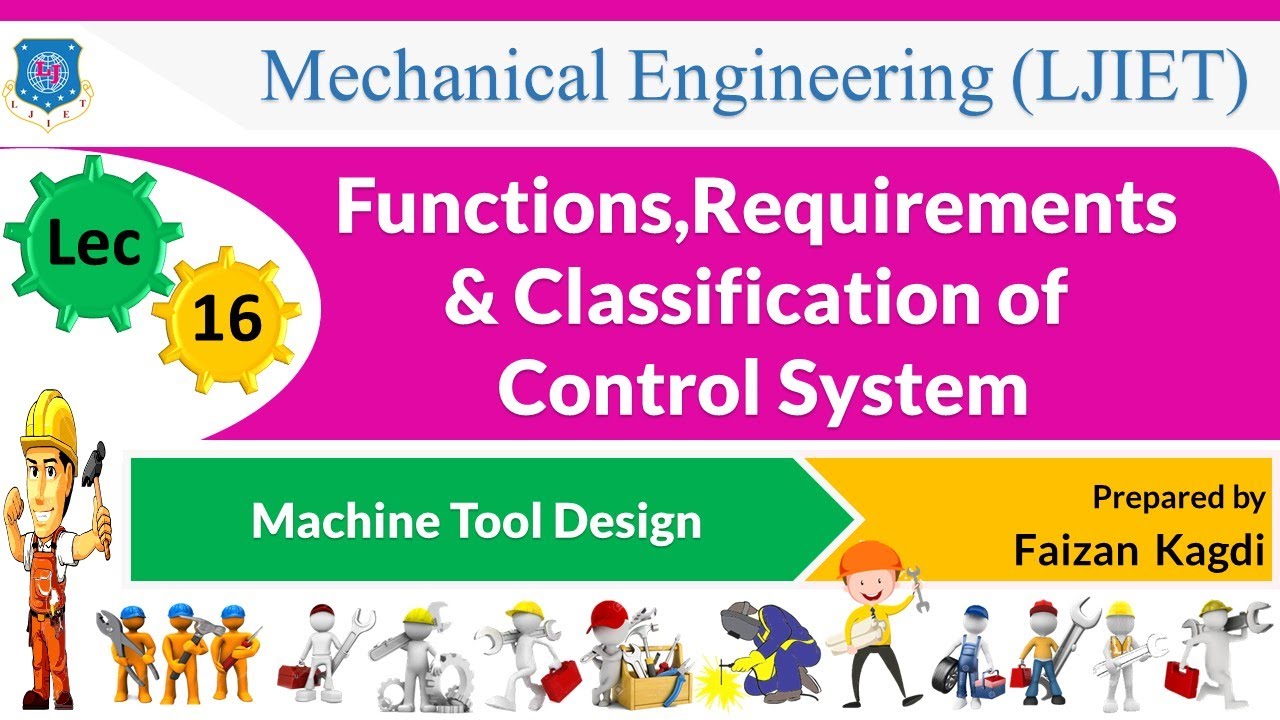 L 16 Functions,Requirements & Classification of Control System|Machine ...