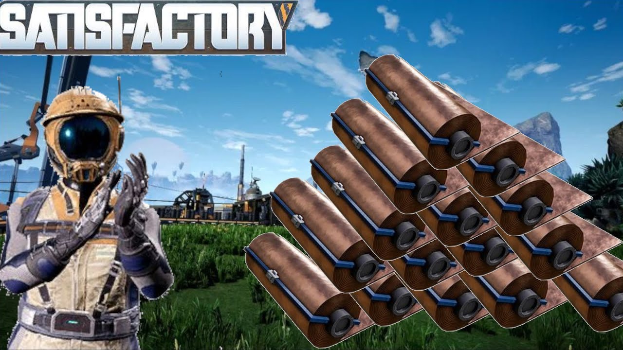 Satisfactory Modded - Copper Sheet Farm - YouTube