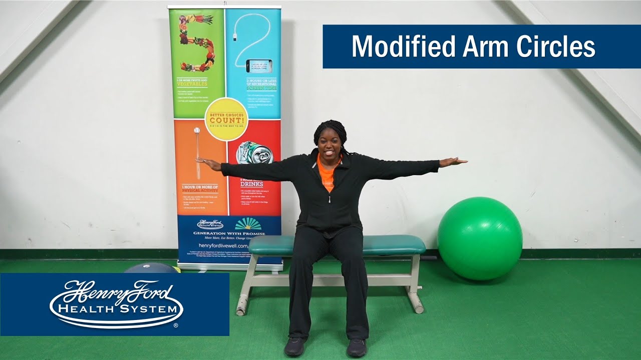 5-2-1-0 Exercise Demo: Modified Arm Circles - YouTube
