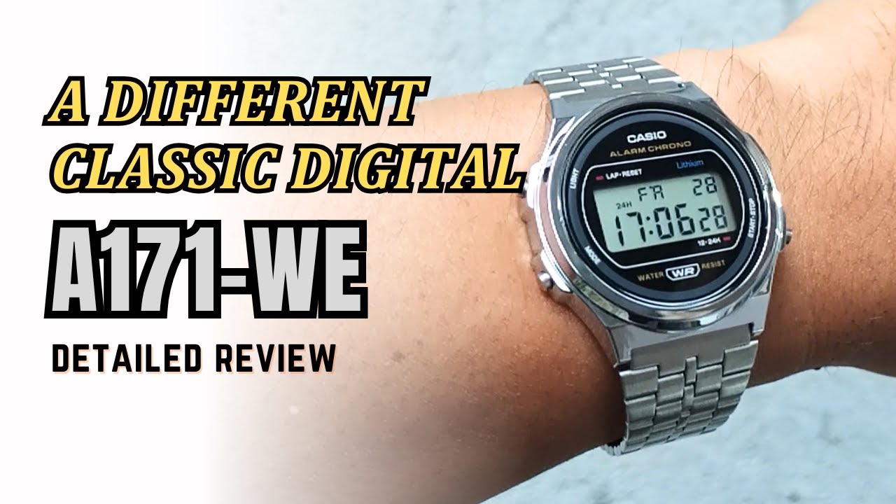 Casio A171 Review : A different classic digital A-171WE / A171-WE ...