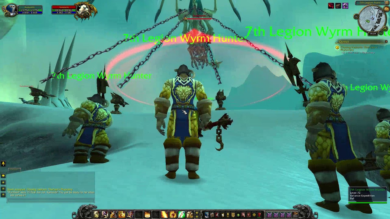 WoW quest #4470 Chasing Icestorm: Thel'zan's Phylactery - YouTube