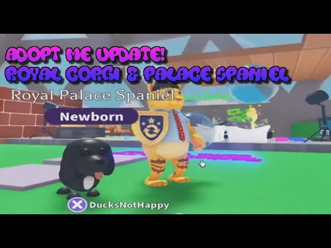 Adopt Me Royal Tea Party Update! With NO TEA?!? (Royal Corgi & Palace ...