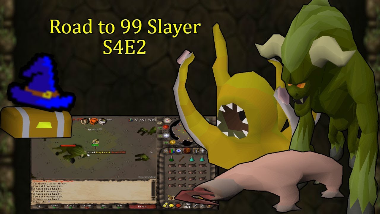 Oldschool Runescape Road to 99 Slayer - S4E2 84 Magic and 300th Slayer ...