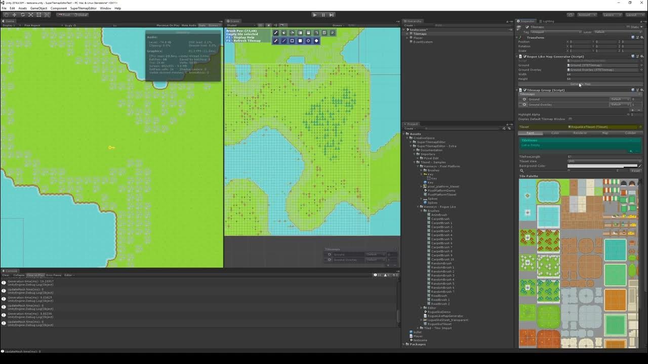 Testing "Super Tilemap Editor" from Unity Asset Store - YouTube