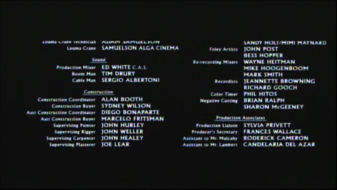 Highlander 2: The Quickening (1991) End Credits (RetroPlex 2024) - YouTube