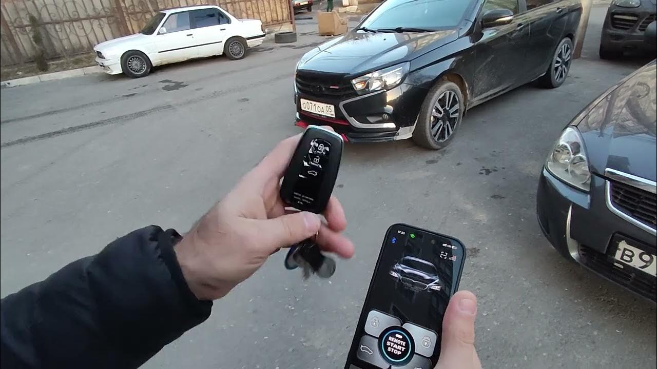 Старт стоп Лада Веста Lada Vesta с автозапуском 4в1 - YouTube